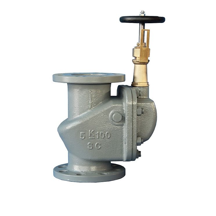 Storm Valves in ship marine storm valve angle type with handle