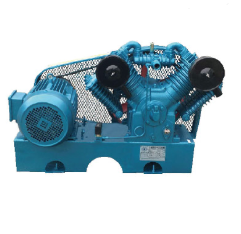 Marine air compressor marine type on ship, with accessories