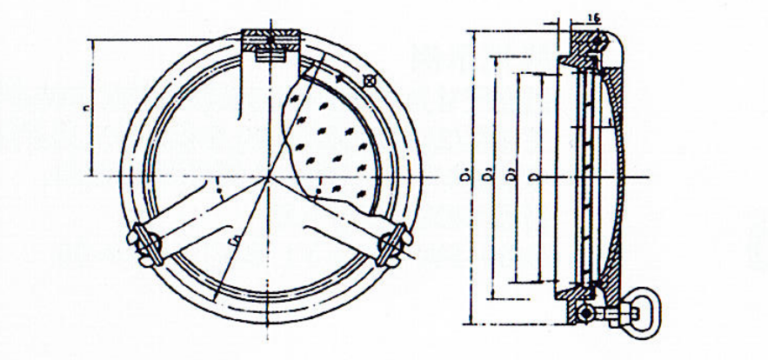 Marine Side Scuttles Aluminum porthole windows with BV ABS Cert