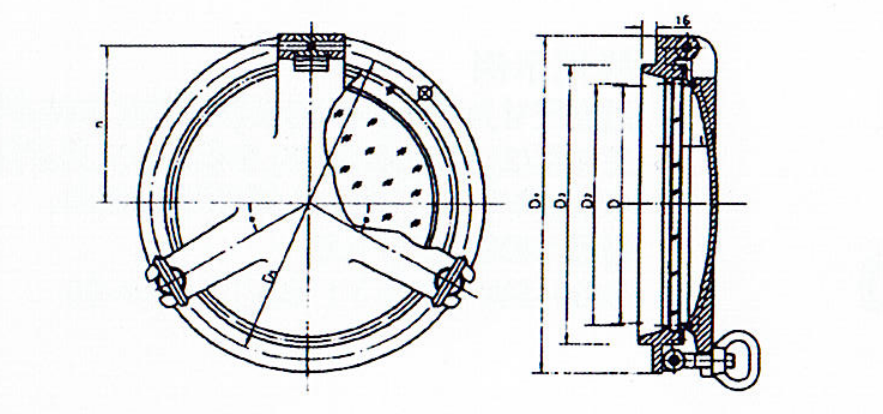 Marine Side Scuttles Aluminum porthole windows with BV ABS Cert